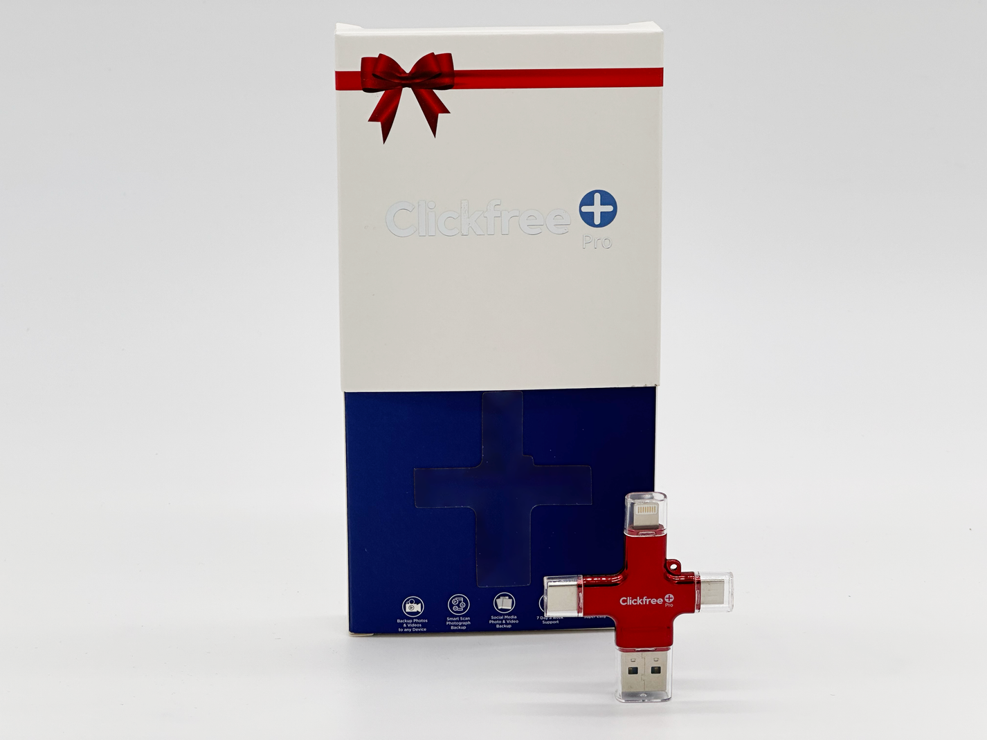 ClickFree Pro 64GB Universal Photo & Video Saver - Chrome Edition ...
