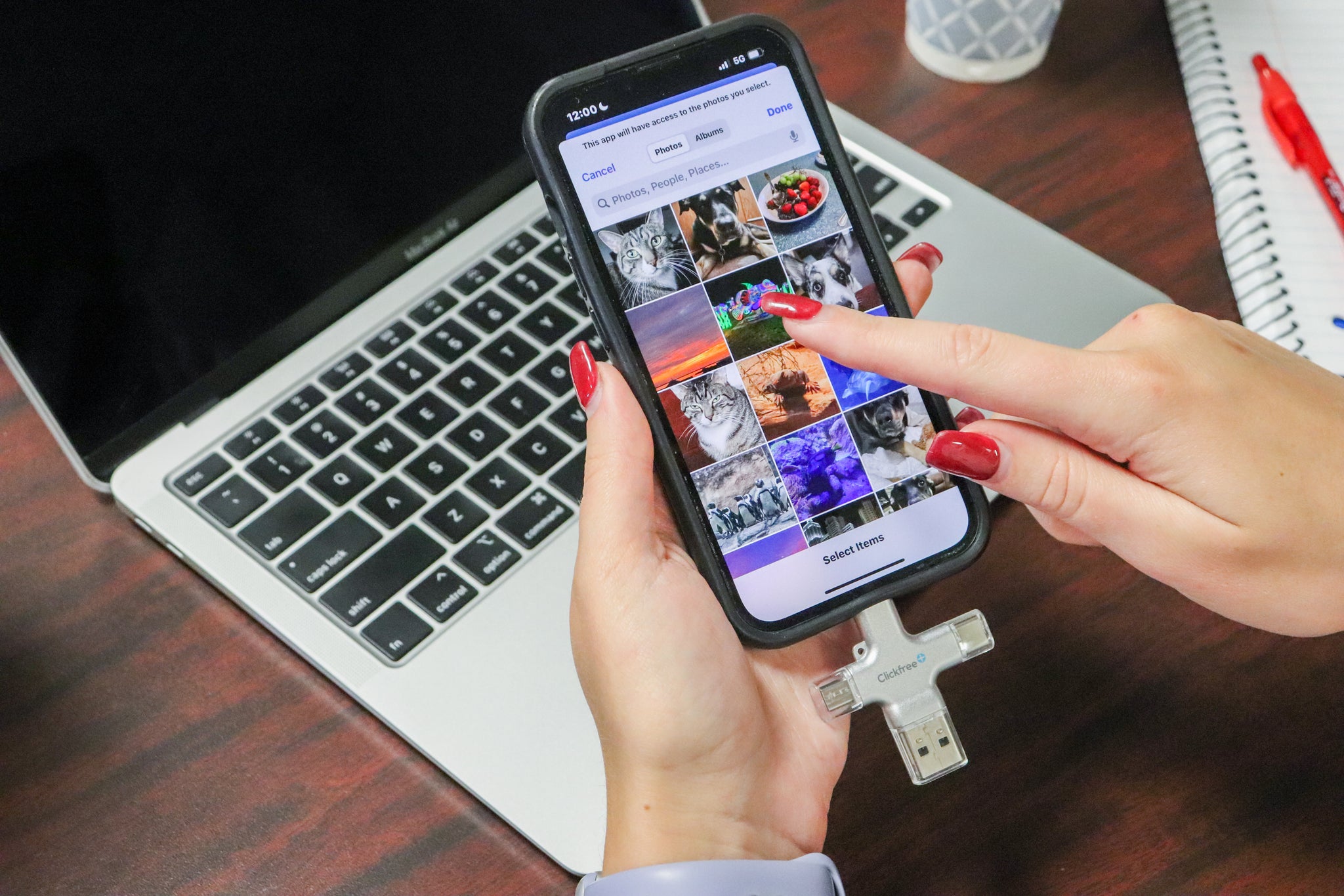 Clickfree Pro Edition - Photo and Video Saver Device 64GB